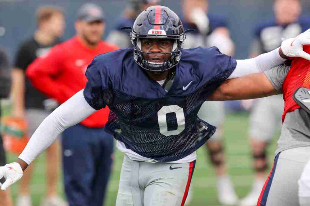 Tight end Michael Trigg is settling in at Ole Miss, enjoying his work ...