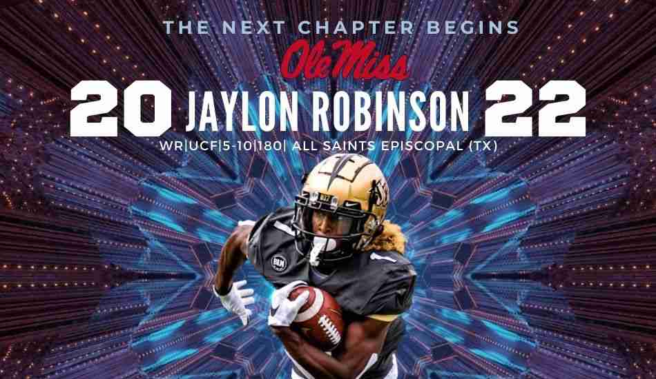 Elite Transfer Wide Receiver Jaylon Robinson Chooses Ole Miss - The ...
