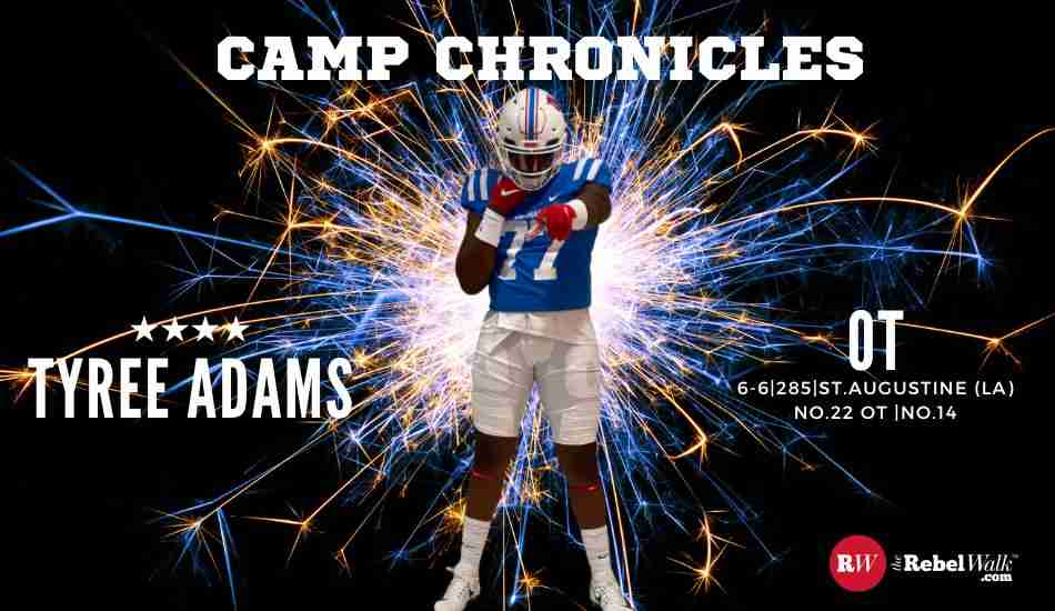 A Visit with 4-Star OT Tyree Adams after he Camps at Ole Miss - The ...