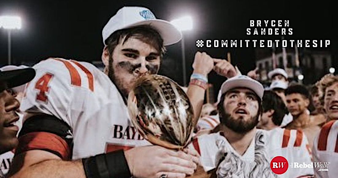 Ole Miss commit Brycen Sanders talks about winning a state title, looks ...