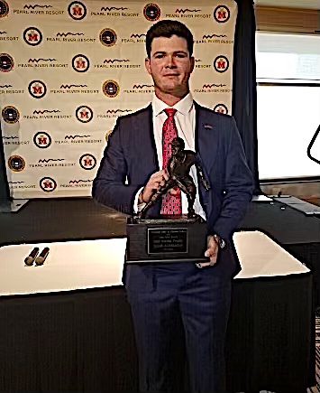 Kemp Alderman wins the 2023 Ferriss Trophy honoring best baseball ...
