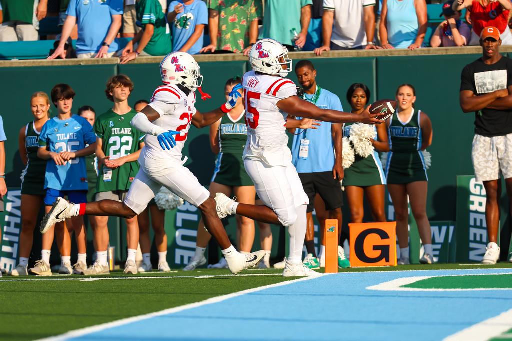 Ole Miss' Jared Ivey discusses his 'thick six' vs. Tulane, strong bond ...