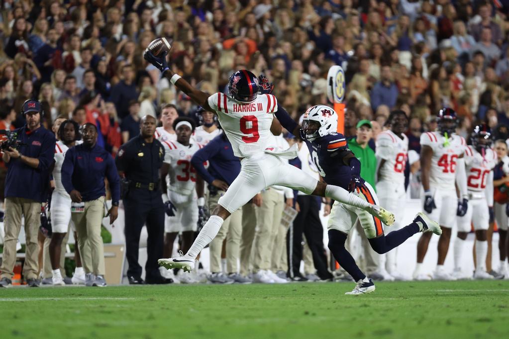 Ole Miss' Tre Harris 'played a position he's never played' against ...