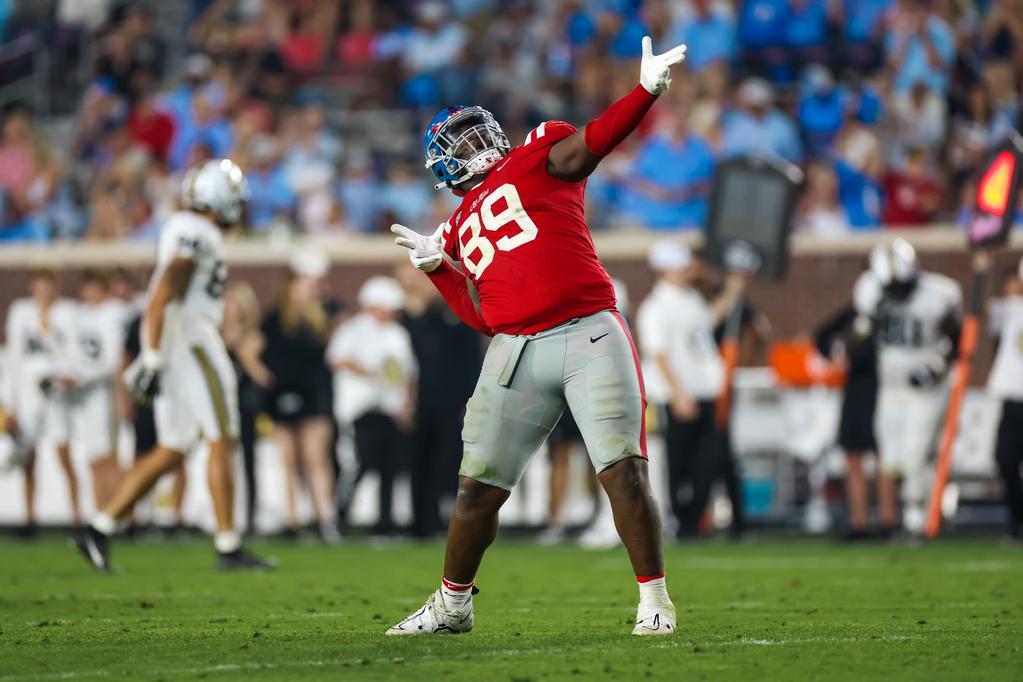 Ole Miss' JJ Pegues talks about the defense's continued growth and the ...