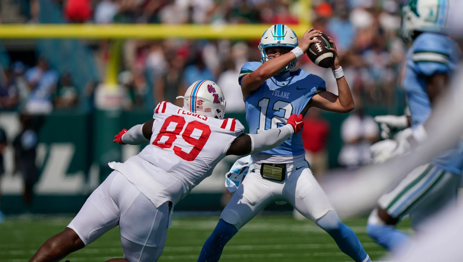 Ole Miss DL JJ Pegues discusses the Peach Bowl and his decision to ...