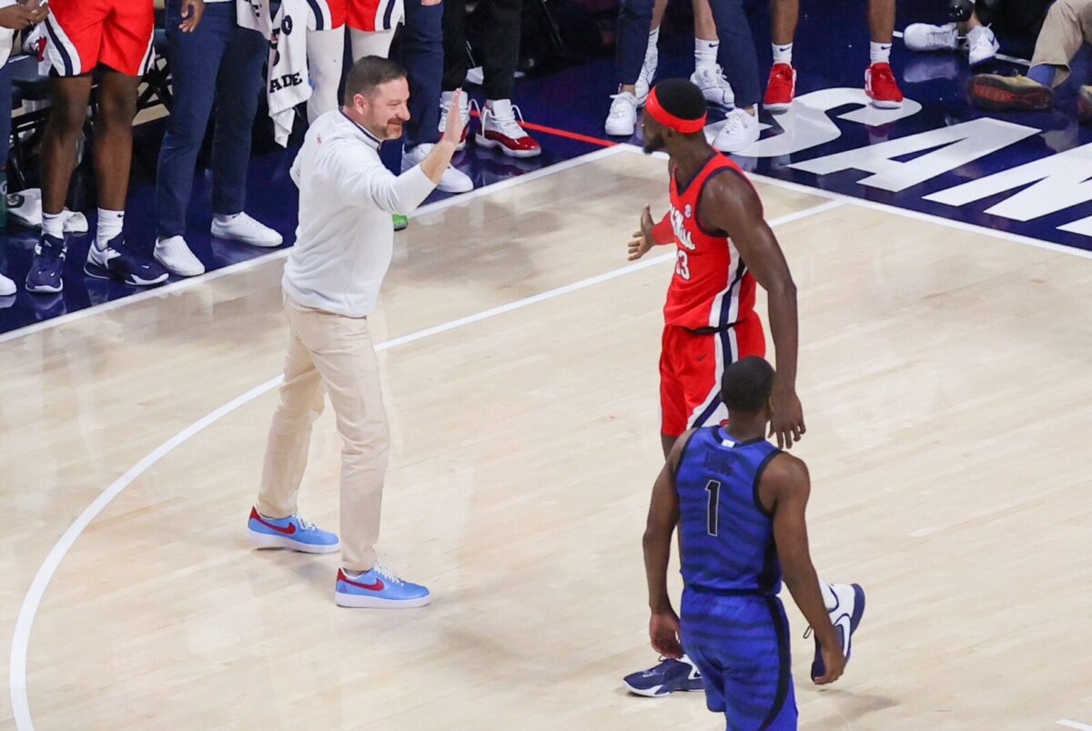 Ole Miss head coach Chris Beard talks about the Rebels' win over ...