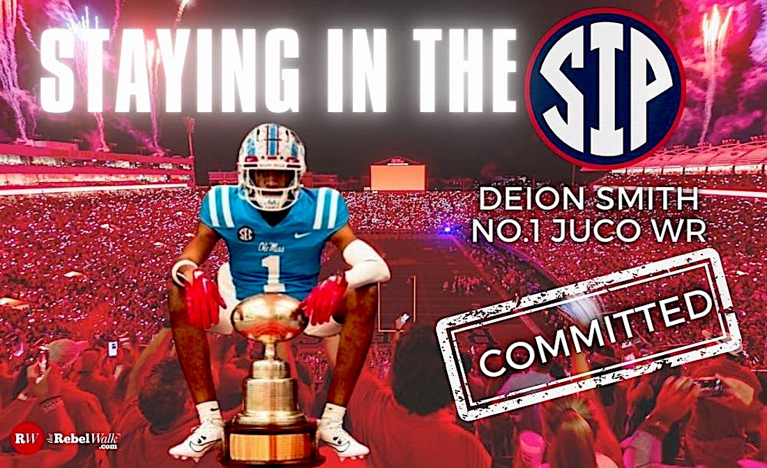 Nation's No. 1 JUCO WR Deion Smith commits to the Rebels: 'Ole Miss ...