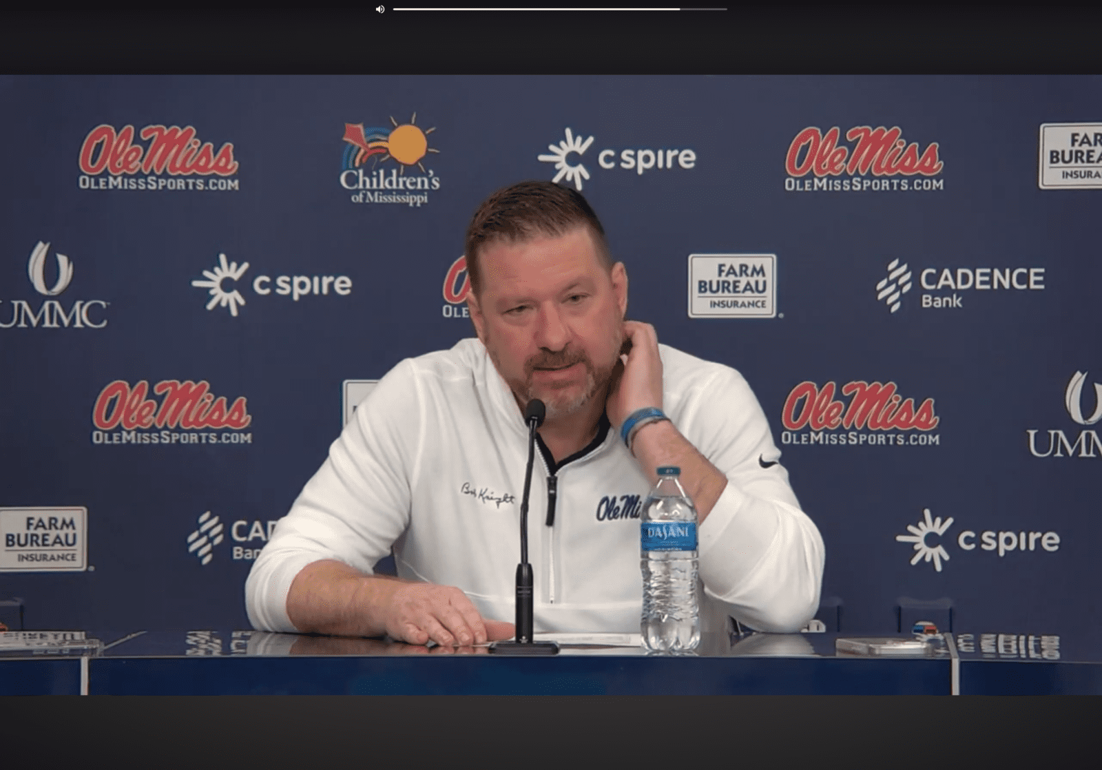 VIDEO: Ole Miss head coach Chris Beard talks after loss to South ...