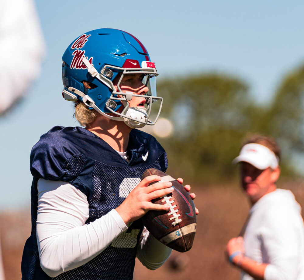 Practice Report: Ole Miss football shines on Saturday morning - The ...
