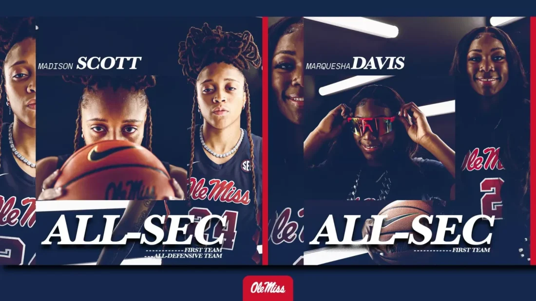Ole Miss Women’s Basketball Duo of Marquesha Davis and Madison Scott ...