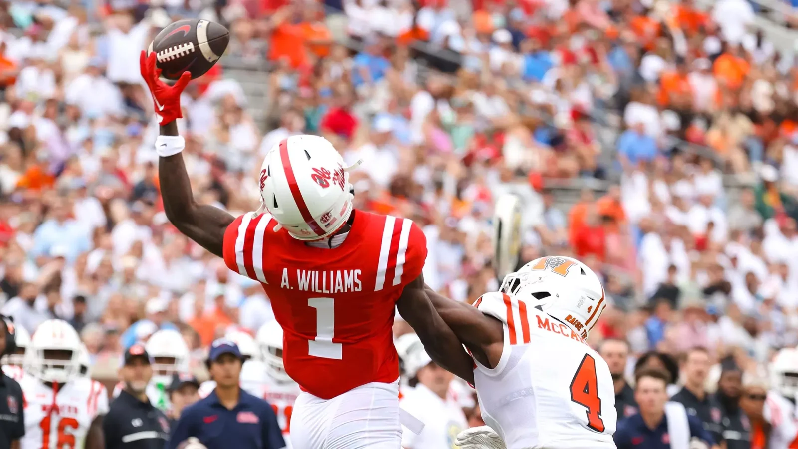 Ole Miss WR Ayden Williams Soaking In Knowledge, Advice from Veterans ...