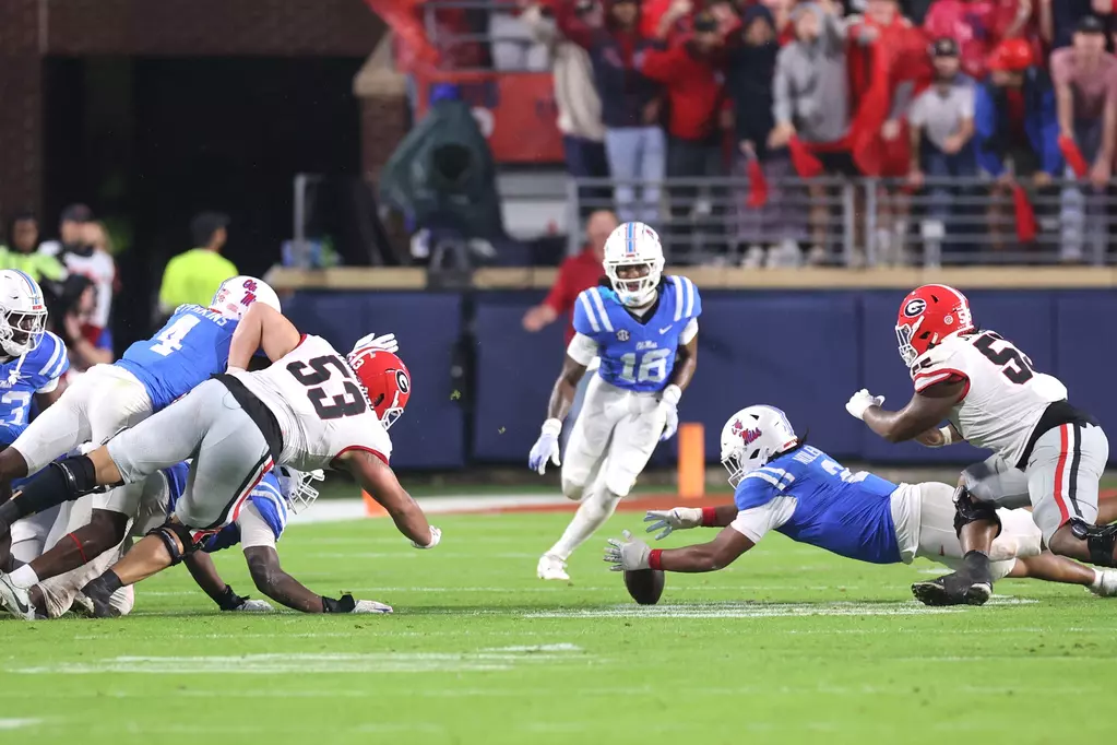 Behind a Swarming Defense, Ole Miss Football Takes Down No. 3 Georgia ...