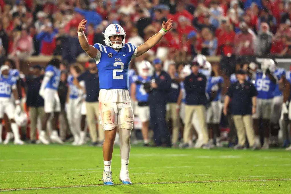 Jaxson Dart reflects on performance against Georgia, expresses love for ...