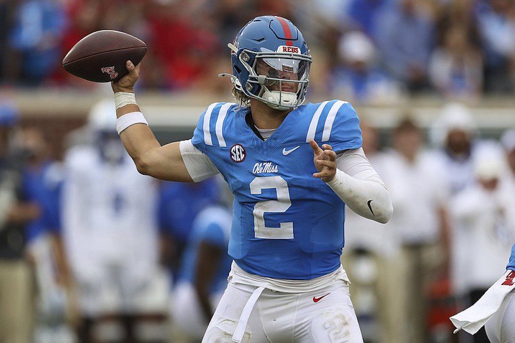 Ole Miss QB Jaxson Dart Honored as One of 16 National Football ...
