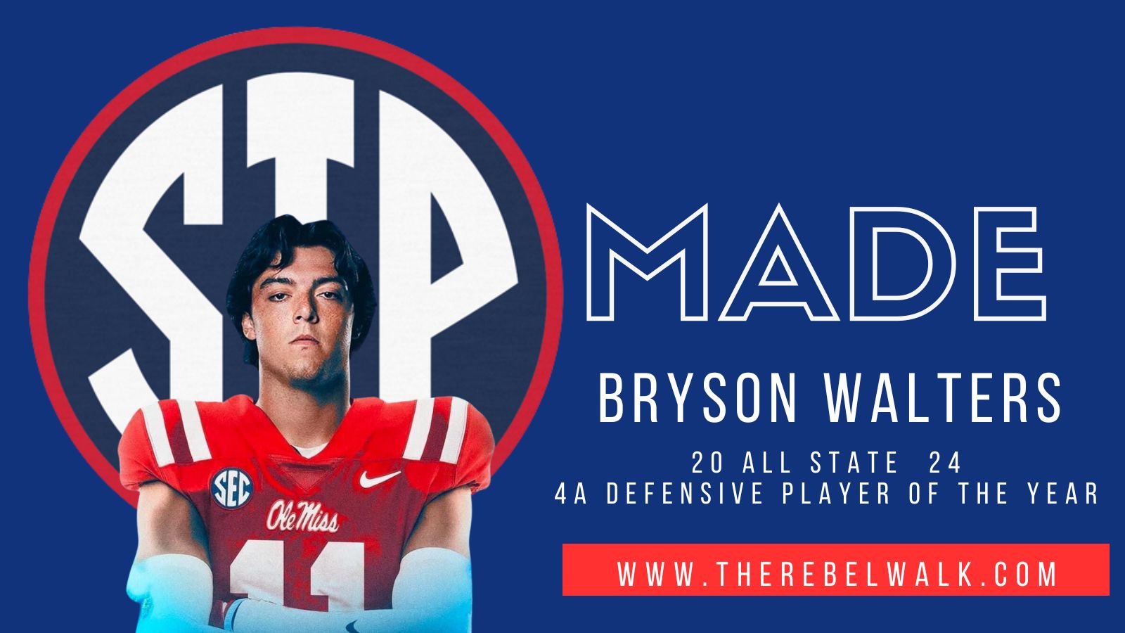 Ole Miss linebacker signee Bryson Walters named Mississippi Class 4A ...