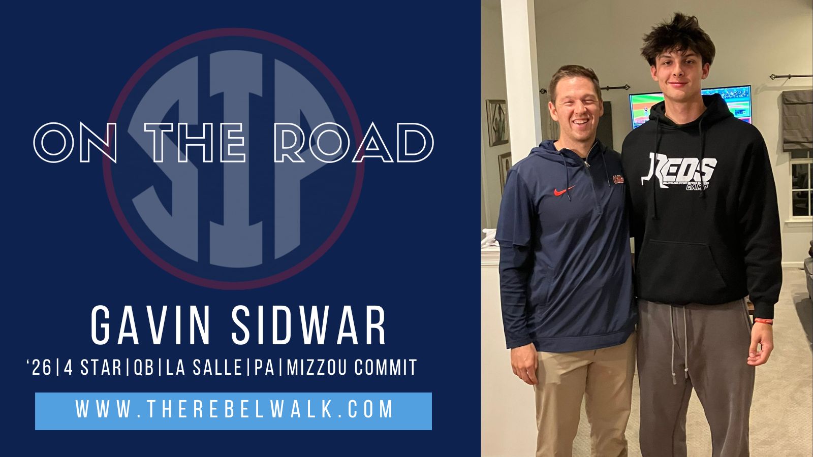 Ole Miss Stays in Hunt for 4-Star 2026 QB Gavin Sidwar - The Rebel Walk