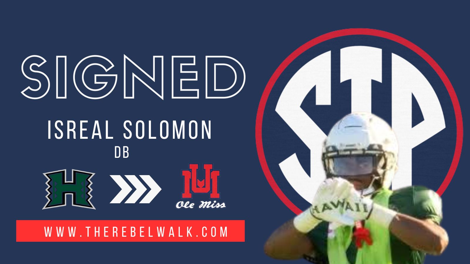 Ole Miss Adds Depth in Secondary with Hawaii Transfer Isreal Solomon ...