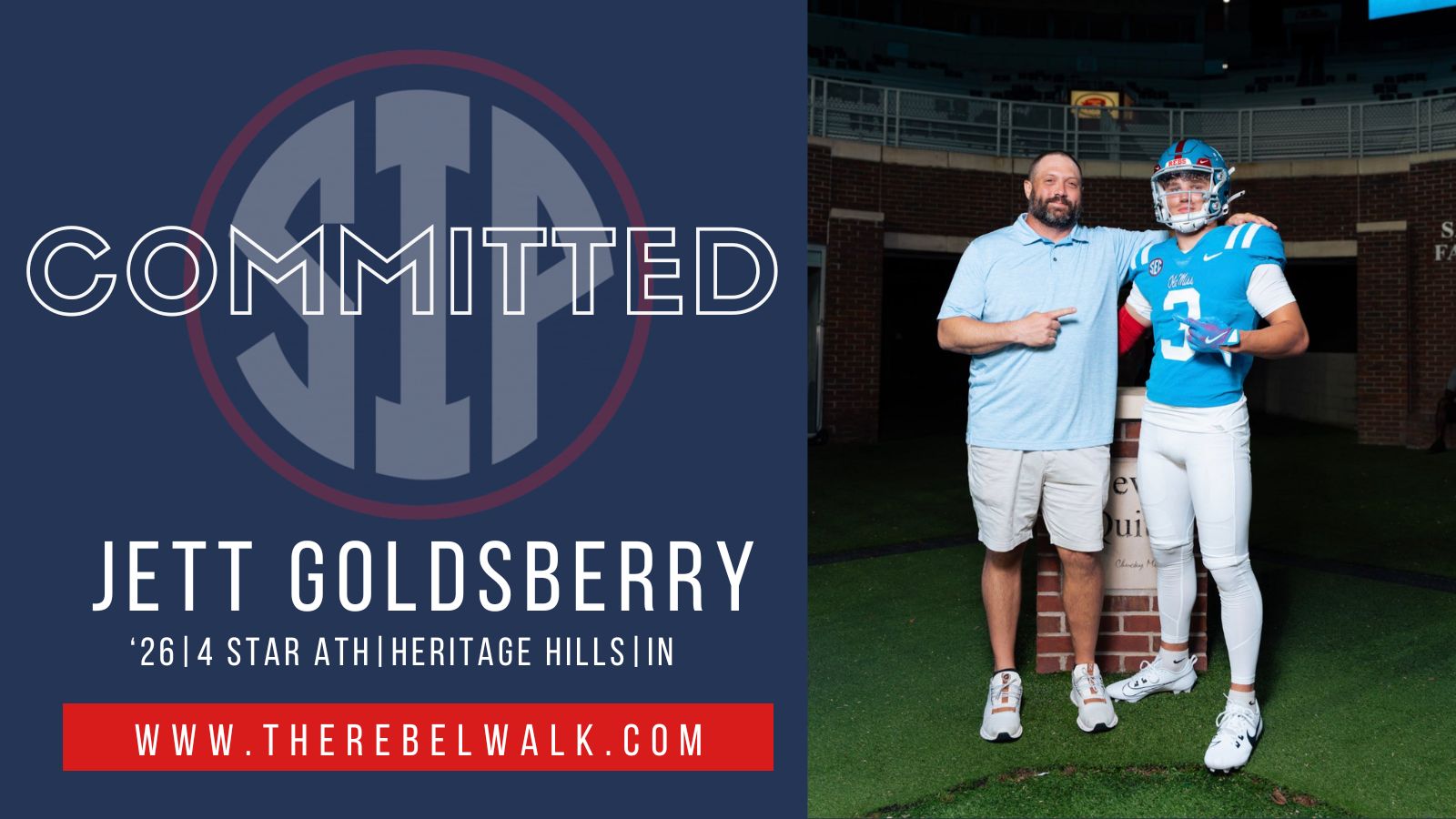 Rebels Land Dynamic 2026 4-Star ATH Jett Goldsberry, a True Swiss Army Knife - The Rebel Walk