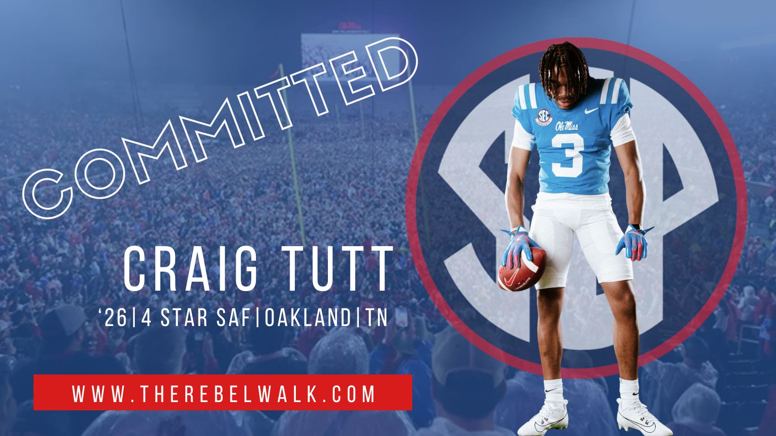 Tutt Time in Oxford: Four-Star Safety Picks Lane Kiffin and Rebels Over ...