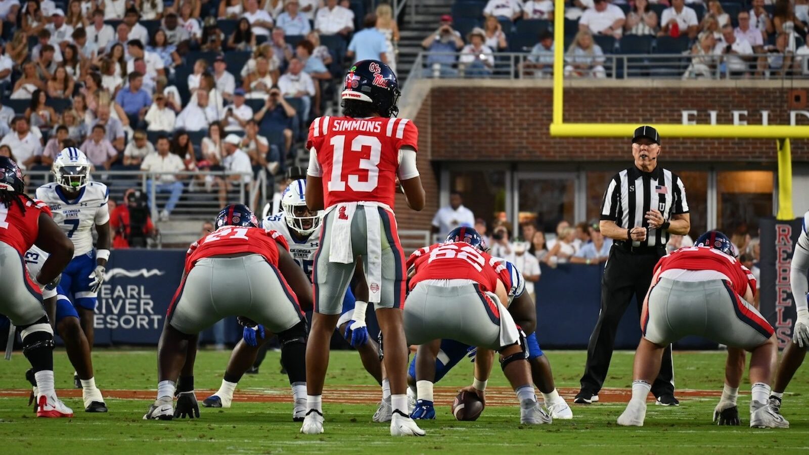 Austin Simmons Reflects on First Start as Rebels Cruise Past Georgia ...