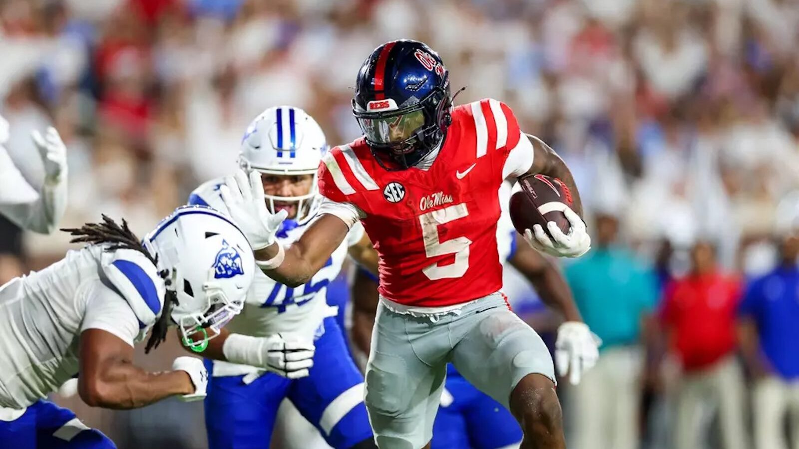 Kewan Lacy Bursts onto Scene with 3 TDs in Ole Miss Debut: 'I can't ...