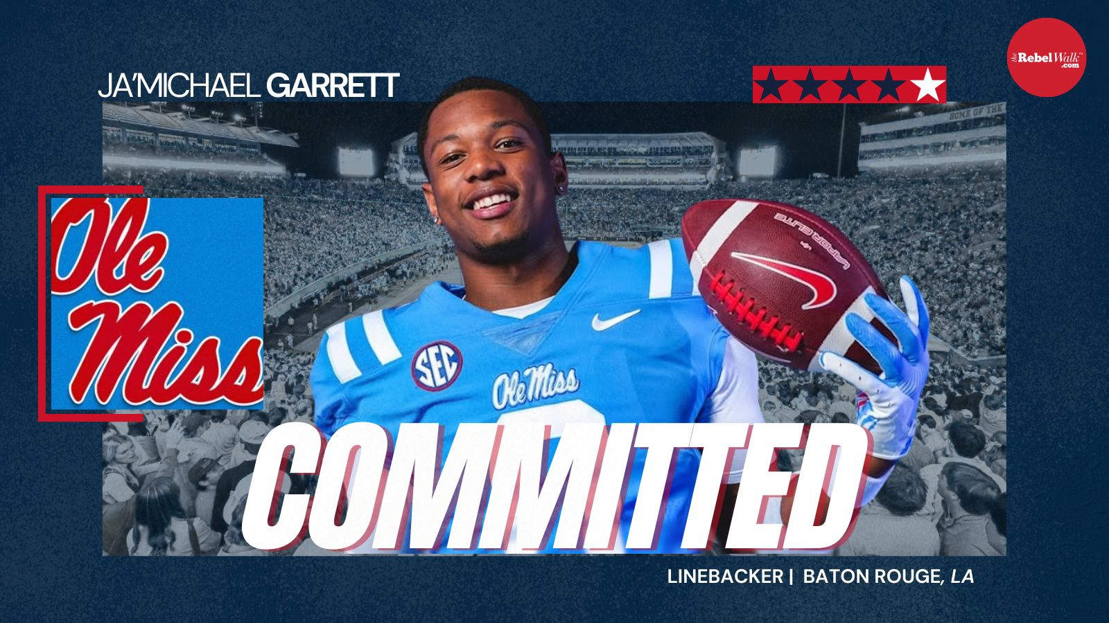 Ole Miss Recruiting Momentum Builds as Four-Star LB JaMichael Garrett ...