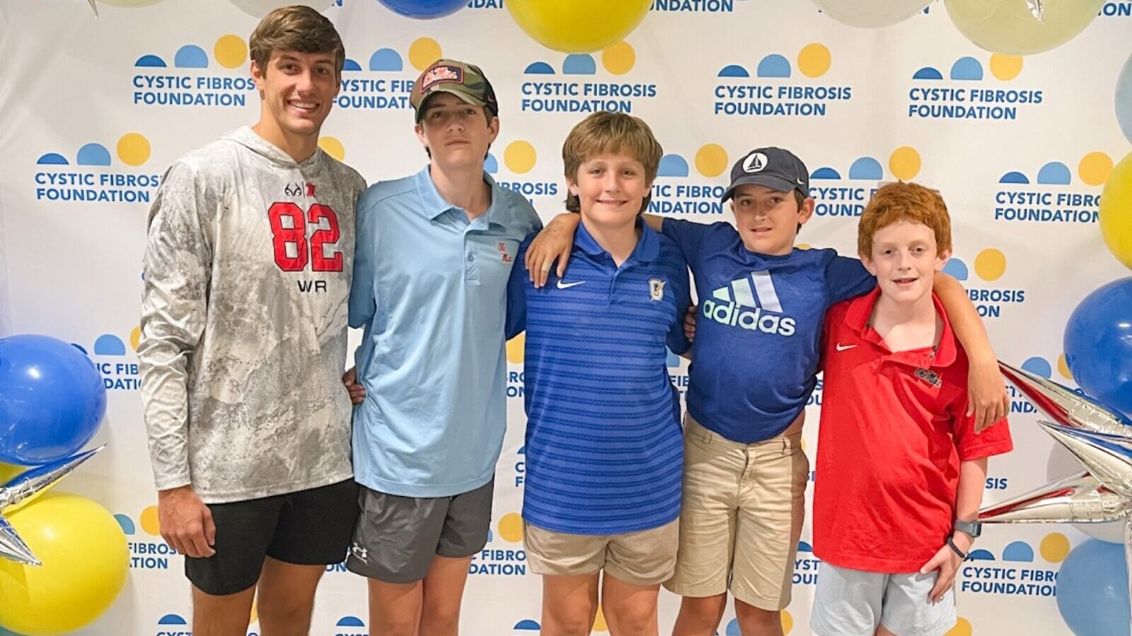 Ole Miss WR Josh Pfeifer Joins 'Cornhole for a Cure' to Support Cystic ...