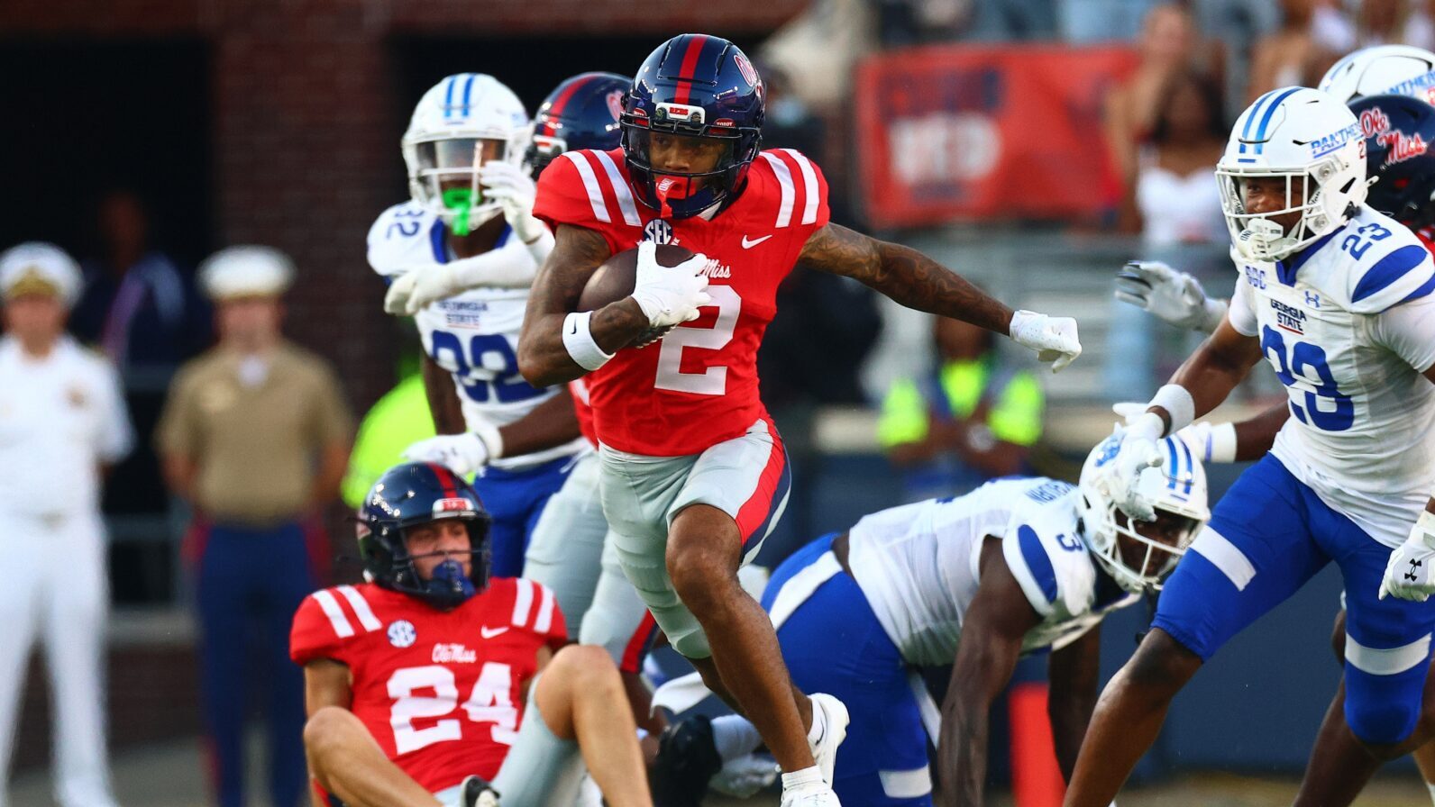 Harrison Wallace III Shines in Ole Miss Debut, Emerging as Key Receiver and Punt Returner - The ...