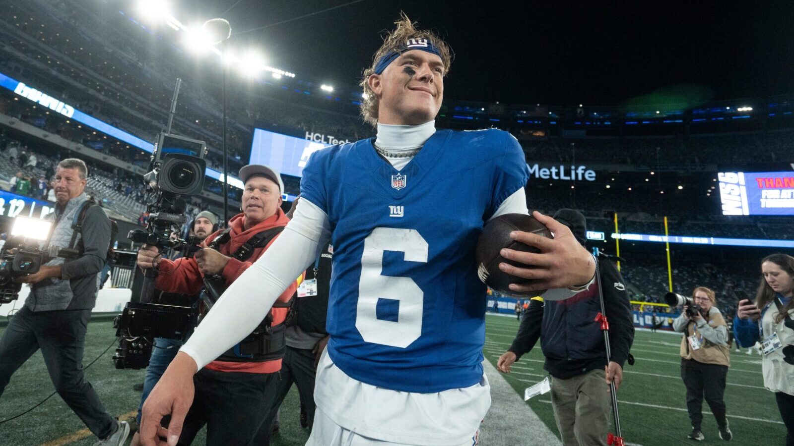 History Made: Former Ole Miss QB Jaxson Dart Becomes First Rookie QB in 75 Years to Lead Giants ...