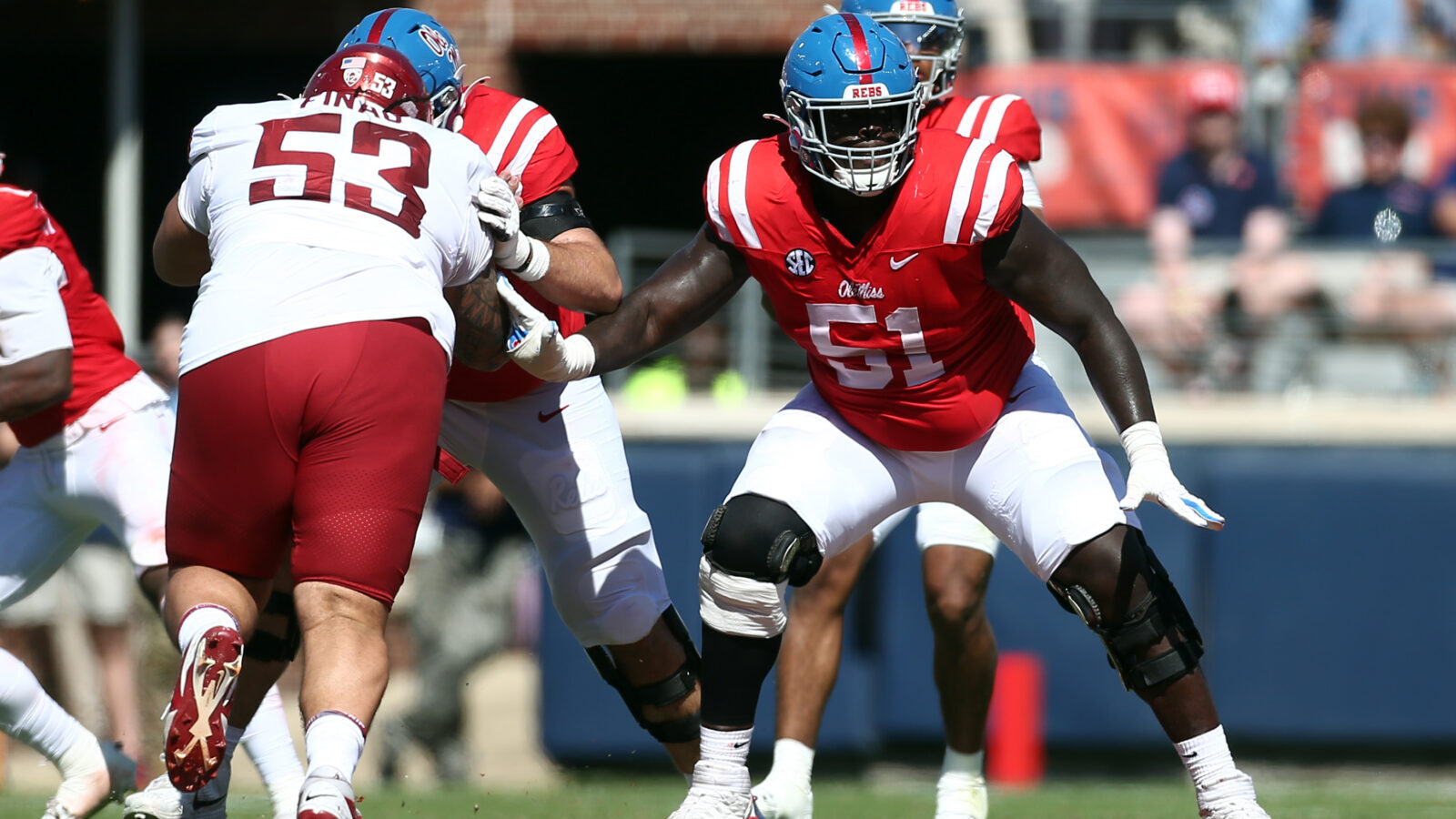 Ole Miss starting OL Delano Townsend set to withdraw from portal ...