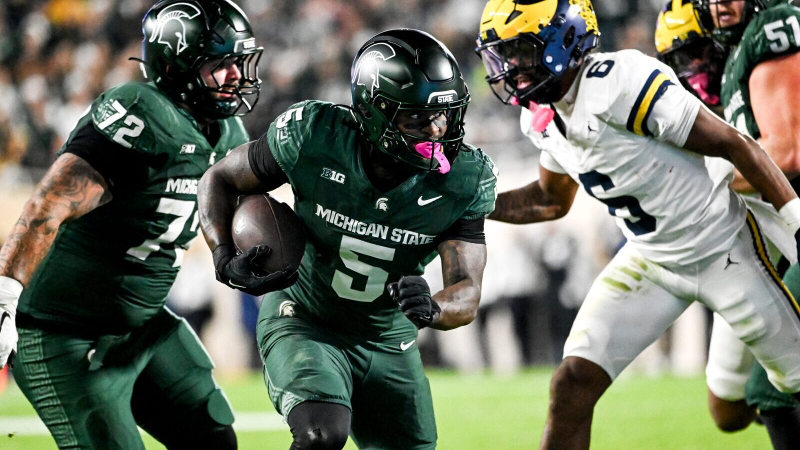 Boom! Ole Miss lands top available portal running back, Michigan State ...